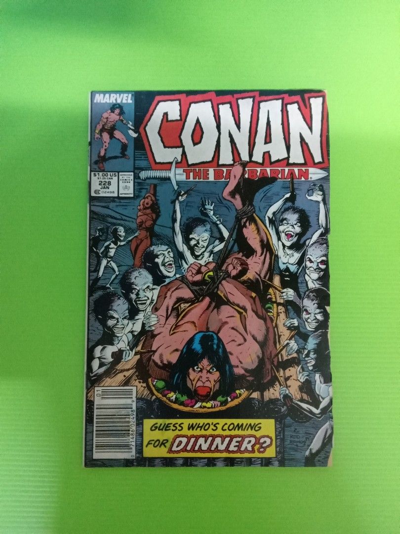 Conan The Barbarian #228 ( Rod Ramos - Cover Art ) Marvel Copper Age ...