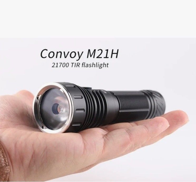 Convoy M21H TIR Tactical LED flashlight.4000 lumens.rechargeable via ...