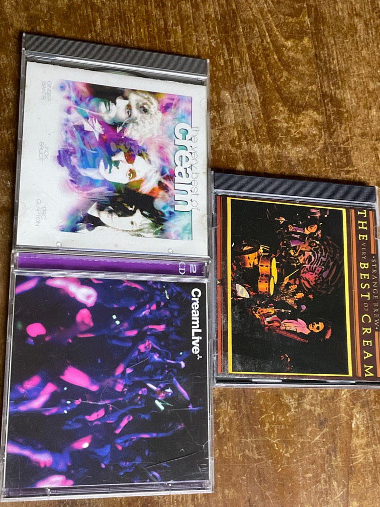 Cream - collection, Hobbies & Toys, Music & Media, CDs & DVDs on Carousell