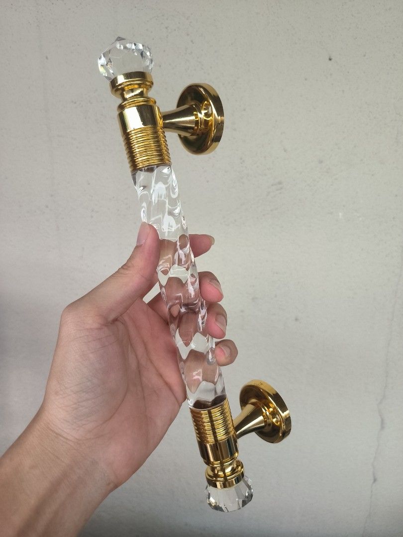 Crystal Door Handle Set, Furniture & Home Living, Security & Locks ...