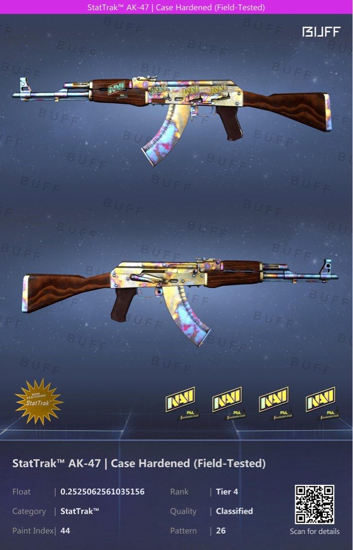 CSGO AK-47 Case Hardened FT StatTrak, Video Gaming, Gaming Accessories, In-Game Products on ...