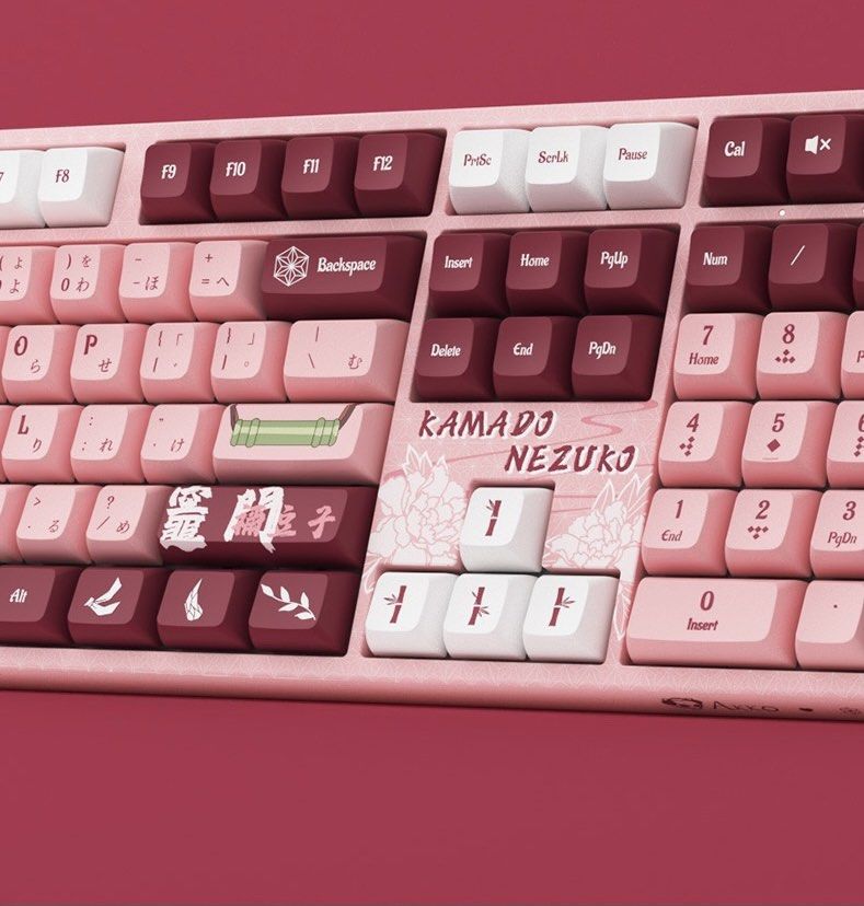 NEZUKO DEMON SLAYER X Akko (CS; 5108B)/ Light up keyboard PC , LAPTOP ...