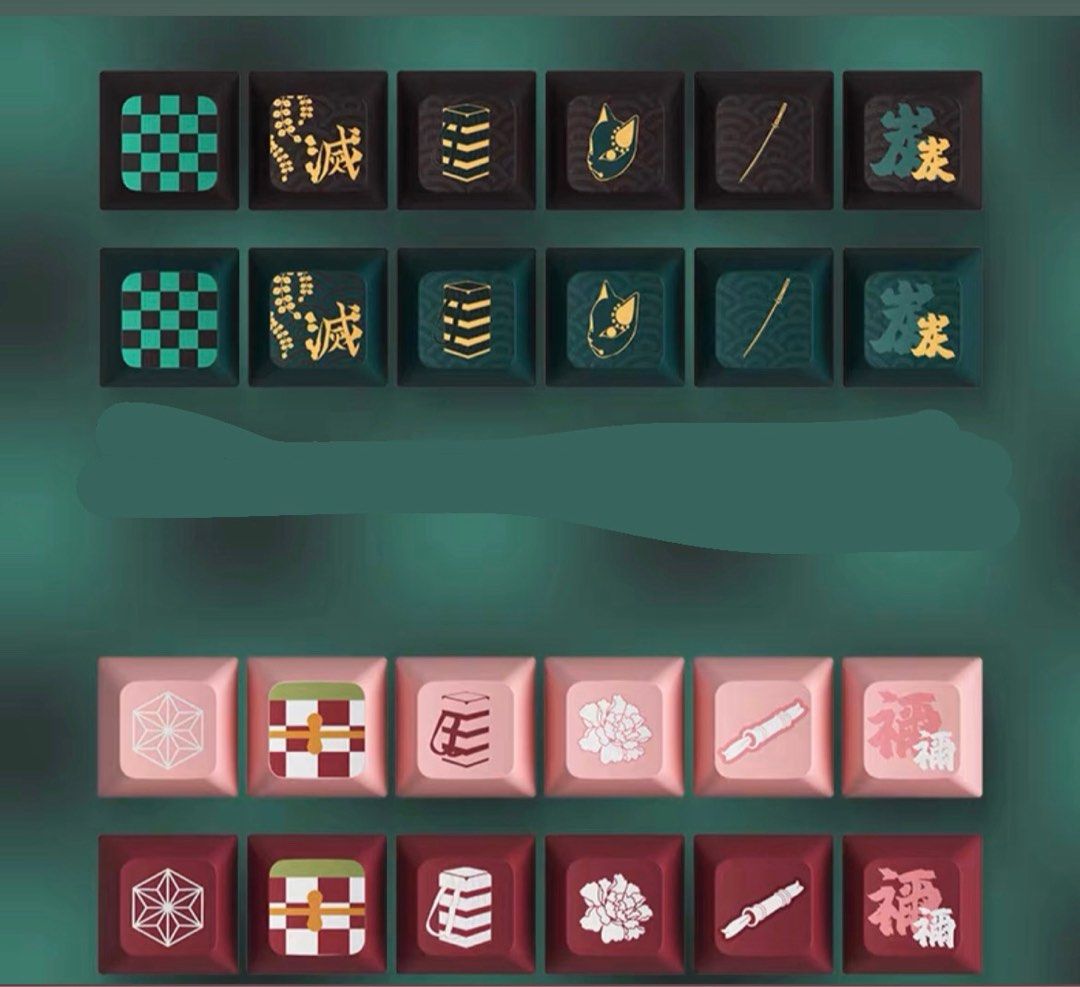 TANJIRO DEMON SLAYER X AKKO (CS; 5108B) PC KEYBOARD (LIGHT UP) / LAPTOP ...