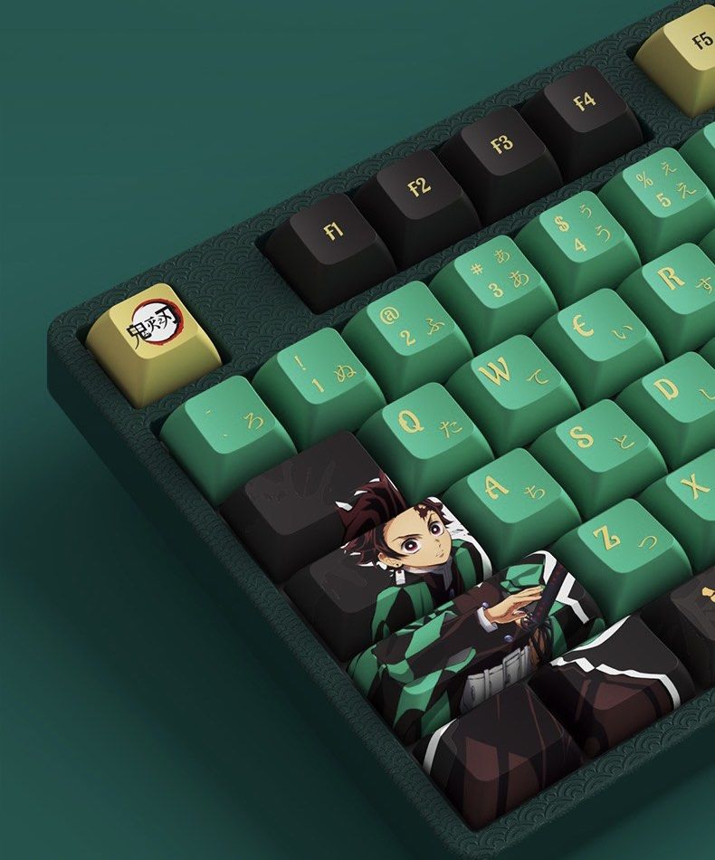 TANJIRO DEMON SLAYER X AKKO (CS; 5108B) PC KEYBOARD (LIGHT UP) / LAPTOP ...