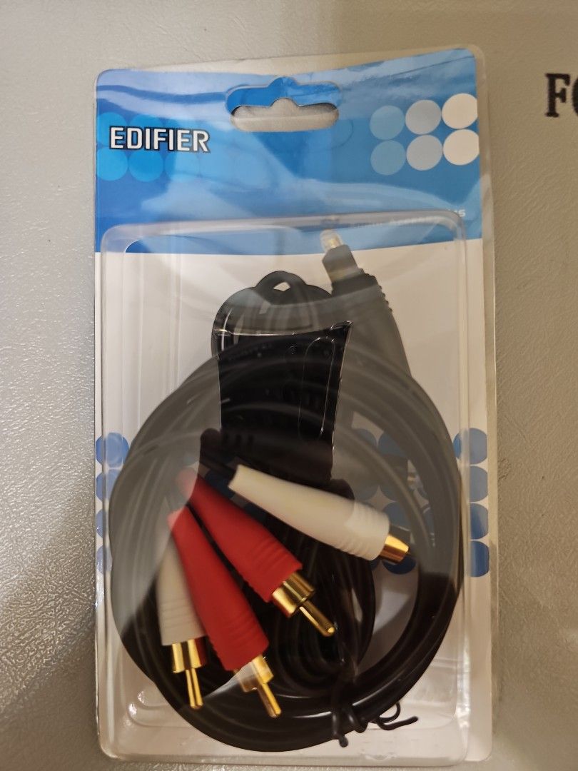Edifier audio cables, 家庭電器, 其他家庭電器 - Carousell