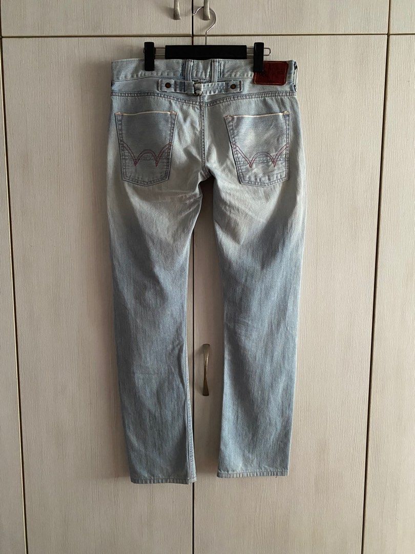 Edwin x Onitsuka Tiger Selvedge Jeans, Men's Fashion, Bottoms, Trousers on Carousell