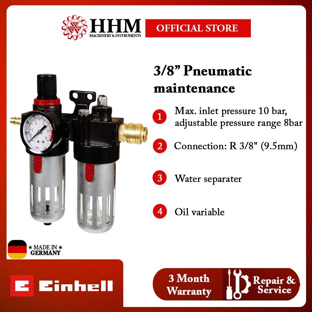 [EINHELL] Filter Regulator Lubricator / Combination Conditioning Unit ...