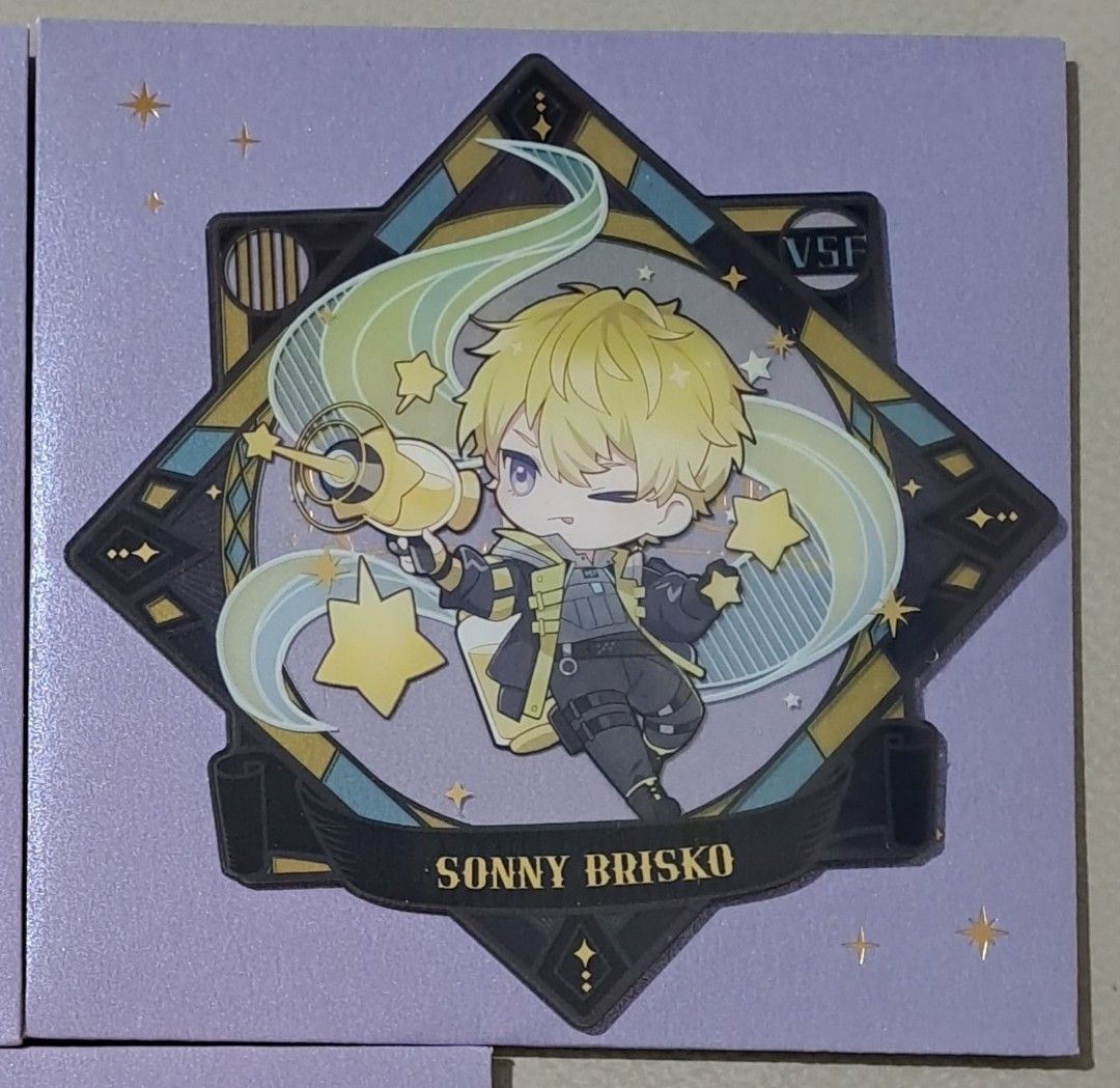 【彩虹社EN】潮球星球 IPSTAR 杯墊 Sonny, 興趣及遊戲, 玩具 & 遊戲類 - Carousell