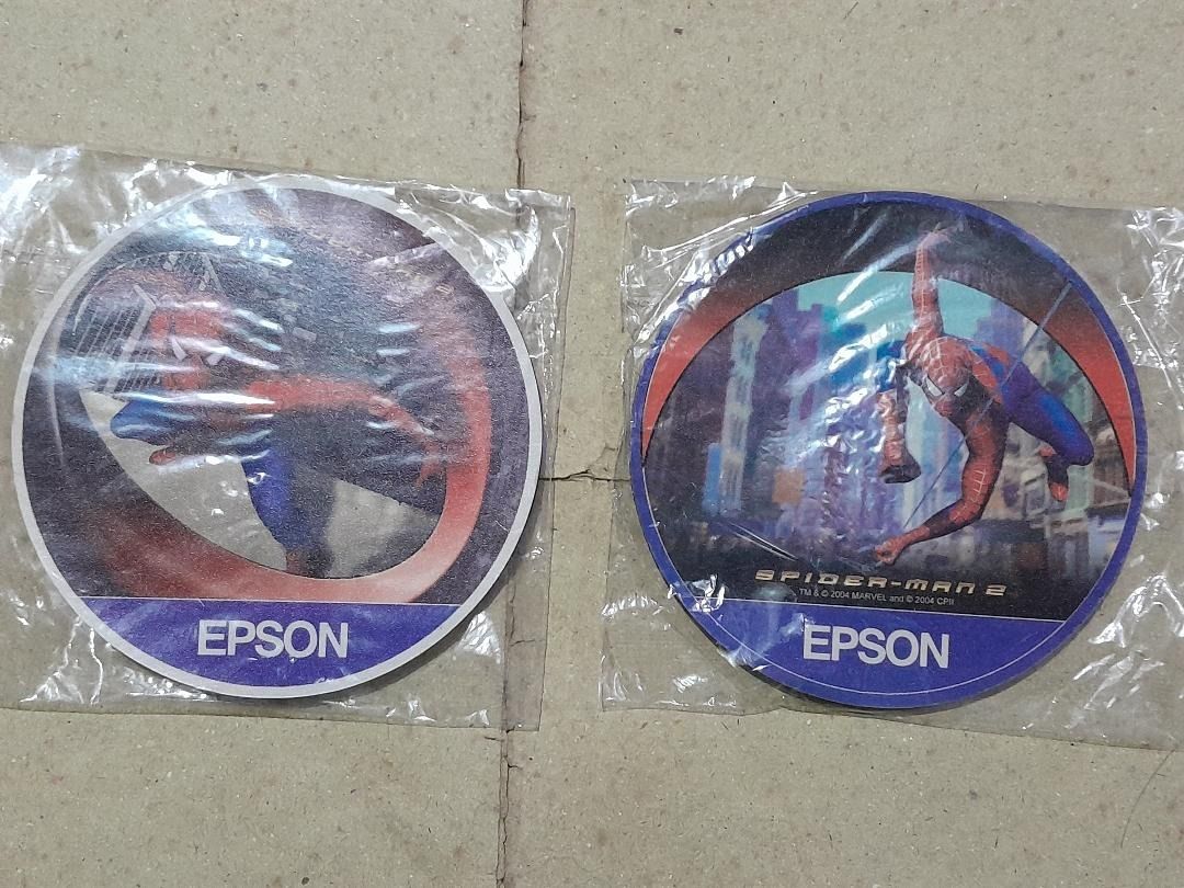 EPSON Brand Printer EXCLUSIVE Complete Set of 6 pcs. SPIDER MAN 2 MOVIE ...