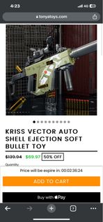 Eva vector model automatic electric gun, Hobbies & Toys, Toys & Games ...
