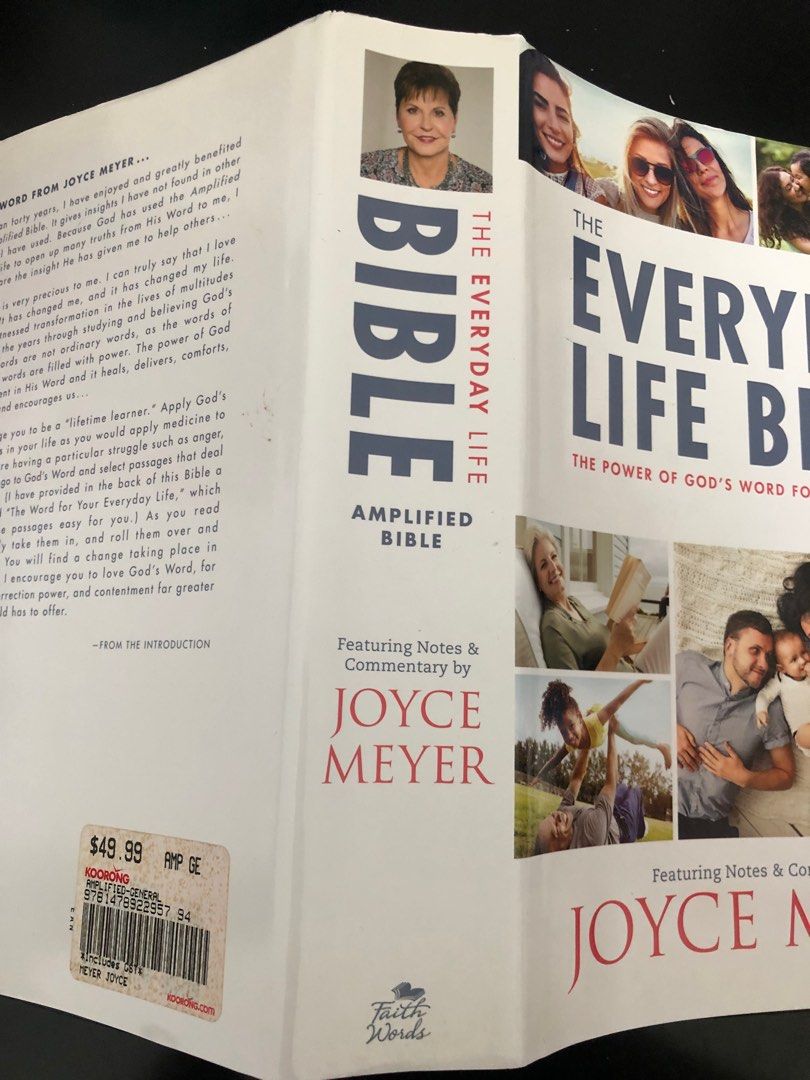 Everyday Life Bible - Joyce Meyer, Hobbies & Toys, Books & Magazines ... Everyday Life Bible - Joyce Meyer, Hobbies & Toys, Books & Magazines ...