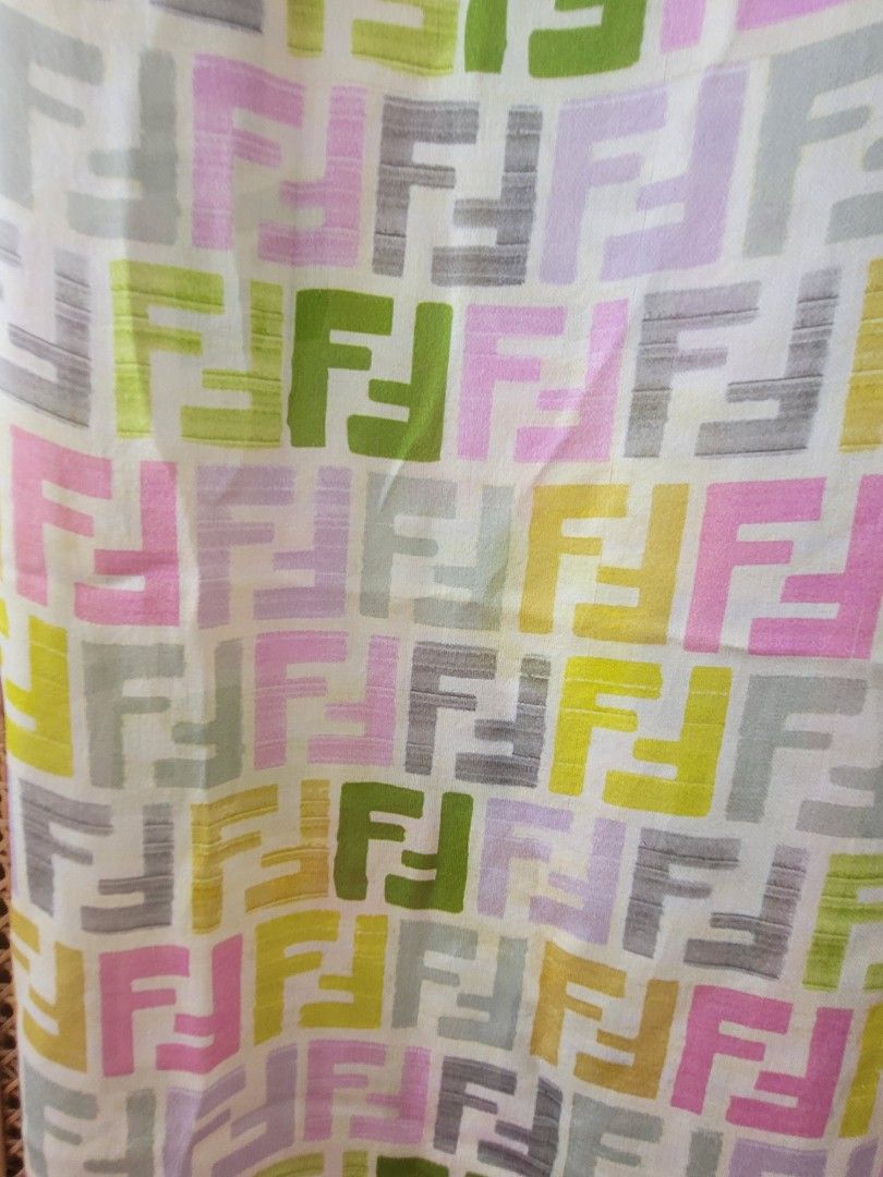 Fendi Silk Scarf, Luxury, Accessories on Carousell