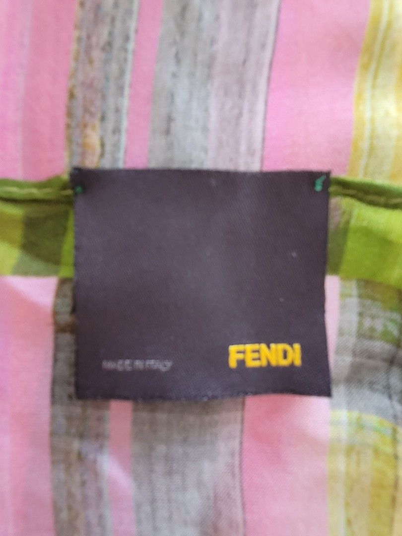 Fendi Silk Scarf, Luxury, Accessories on Carousell