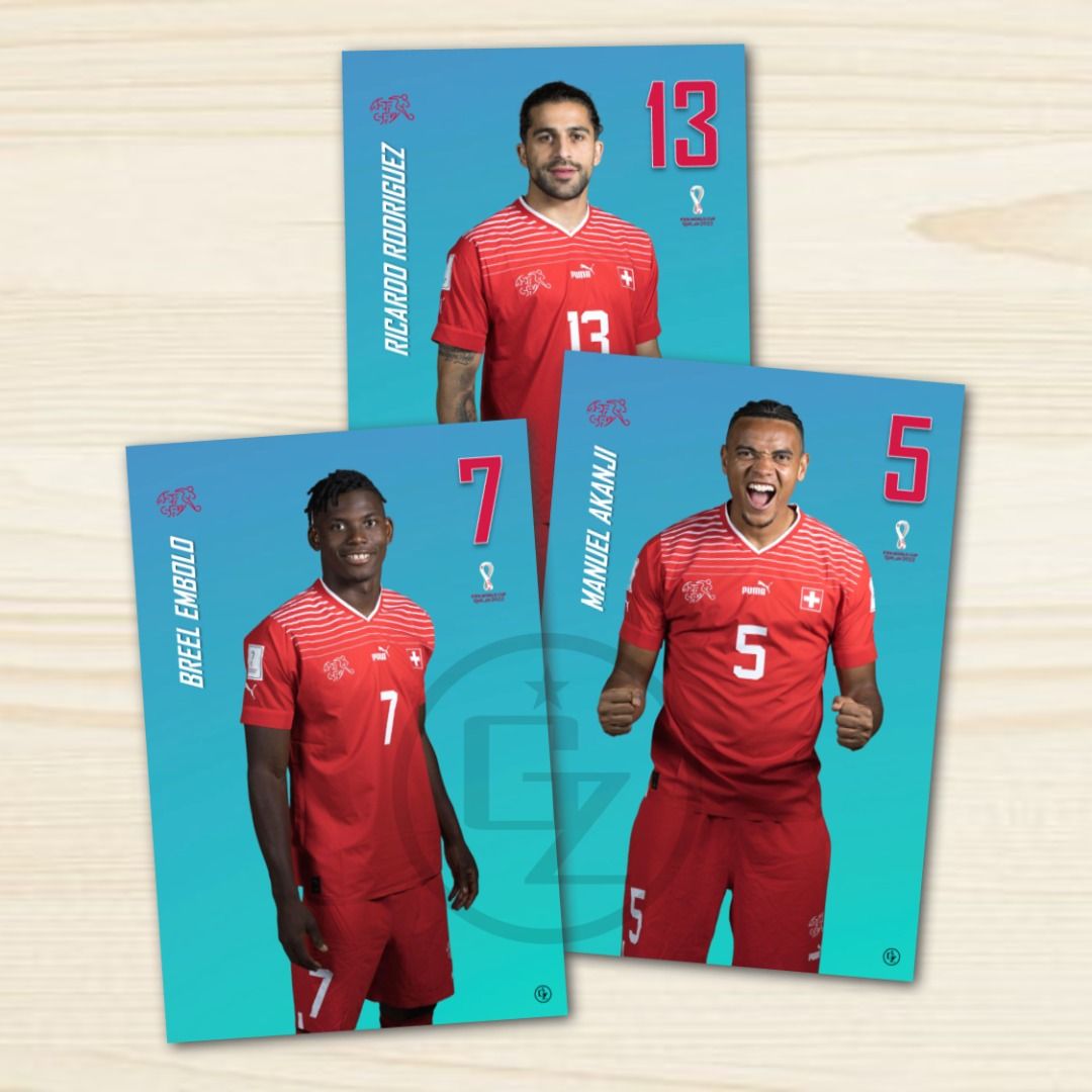 FIFA World Cup 2022 Player Cards (Lionel Messi, Julian Alvarez, Angel ...