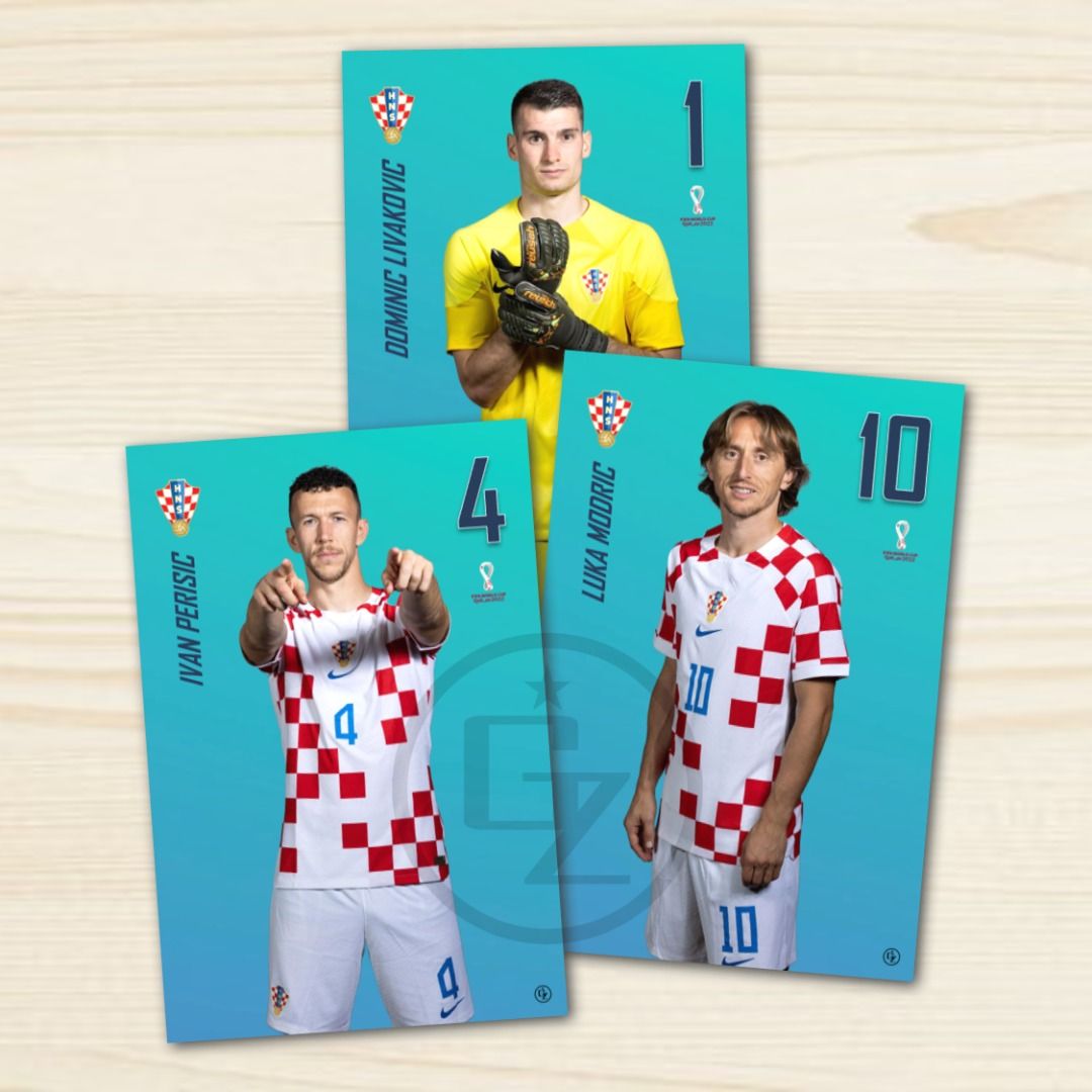 FIFA World Cup 2022 Player Cards (Lionel Messi, Julian Alvarez, Angel ...