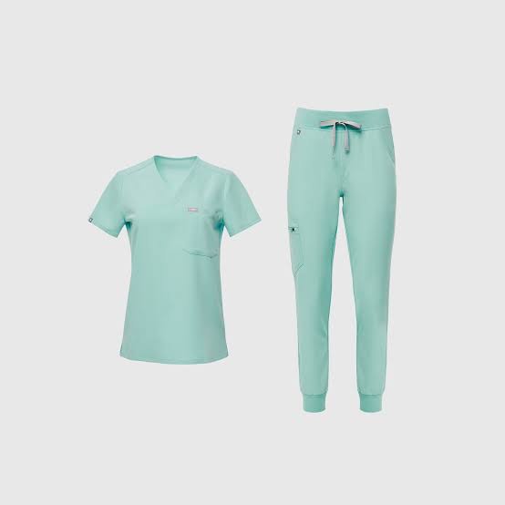 FIGS scrubs (ultra rose, sea glass) on Carousell