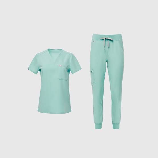 FIGS scrubs (ultra rose, sea glass) on Carousell