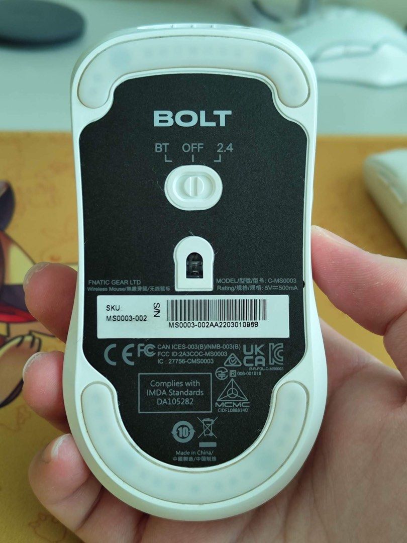 Fnatic Bolt wireless mouse, Computers & Tech, Parts & Accessories ...