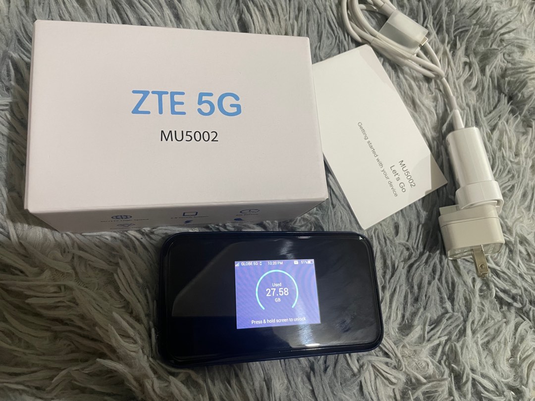 FOR SALE : ZTE MU5002 5G Mobile WiFi6 on Carousell