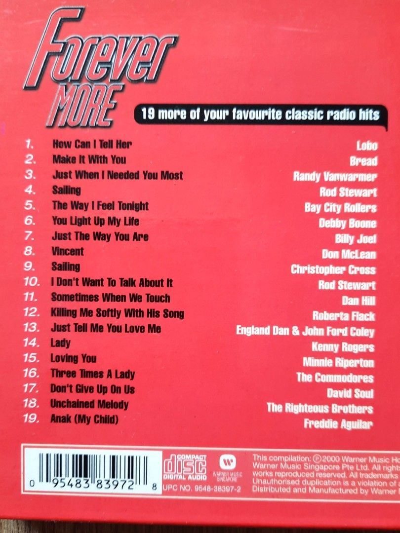 Forever More CD, Hobbies & Toys, Music & Media, CDs & DVDs on Carousell