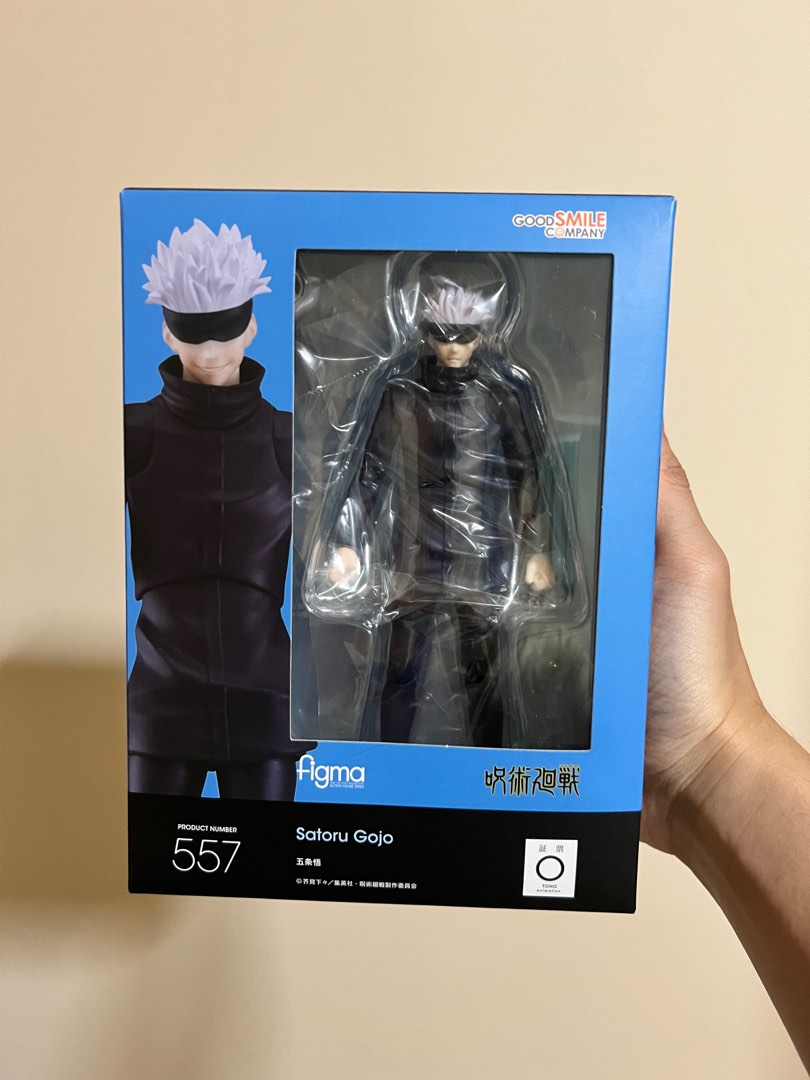 (FREE COURIER) FIGMA 557 SATORU GOJO FROM JUJUTSU KAISEN, Hobbies ...