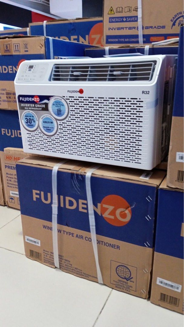FUJIDENZO WINDOW TYPE AIRCON, TV & Home Appliances, Air Conditioning ...