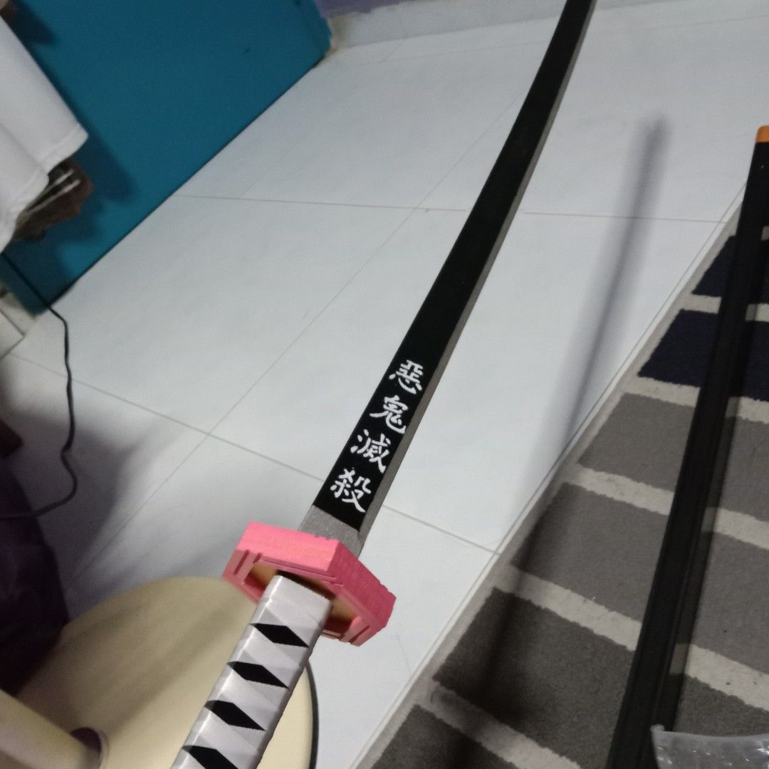 Giyuu Sword Prop, Hobbies & Toys, Memorabilia & Collectibles, J-pop on ...