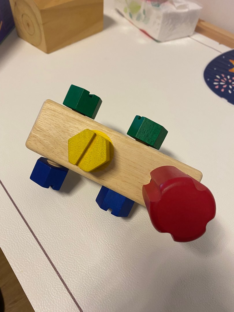 Guidecraft screw block, Babies & Kids, Infant Playtime on Carousell