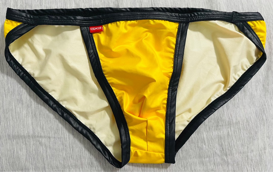 GX3 Gloss Touch Dx Yellow Micro Bikini M size, Men's Fashion, Bottoms ...