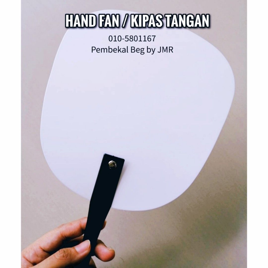 Hand Fan Kipas Tangan (can add logo) moq 100pcs, Furniture & Home ...