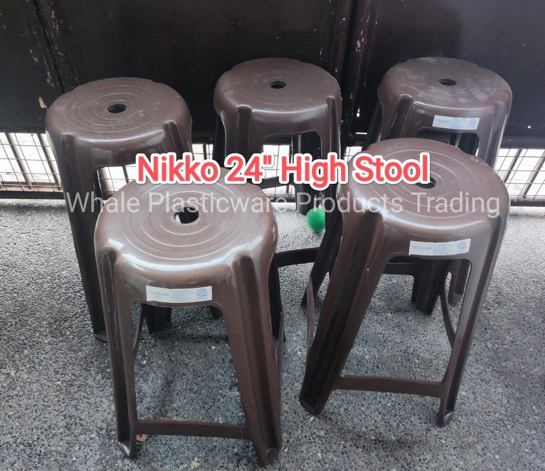 High Stool / Bar Stool Monoblock Chair, Furniture & Home Living ...
