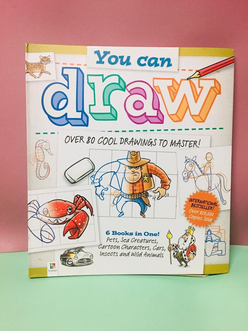 Hinkler You Can Draw Binder Book - Over 80 Cool Drawings To Master! on ...