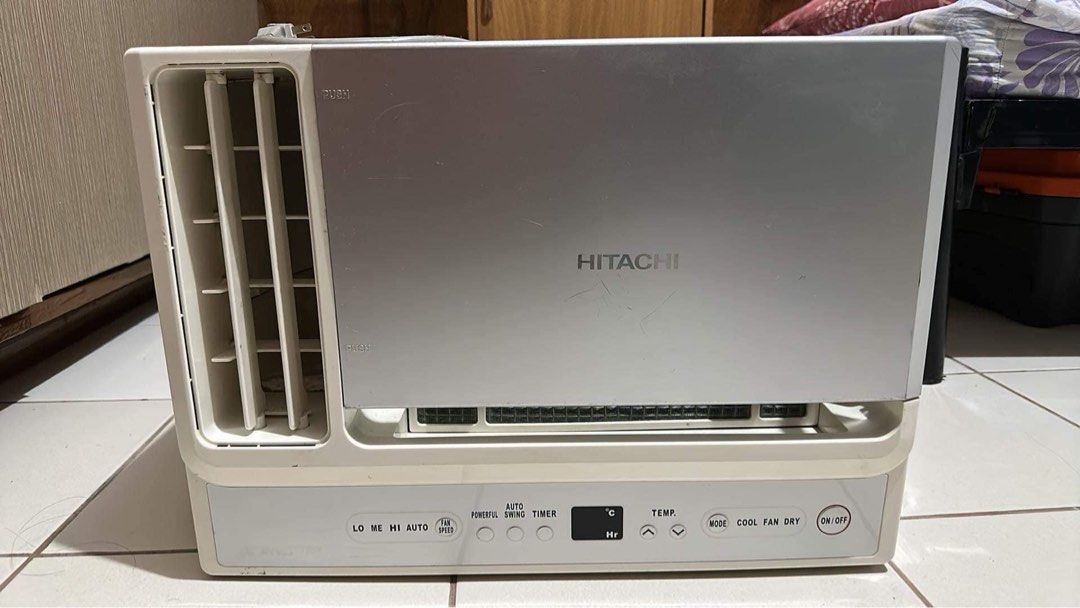 HITACHI INVERTER WINDOW TYPE, TV & Home Appliances, Air Conditioning ...