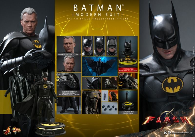Hot Toys Mms712 The Flash Batman Modern Suit Hobbies And Toys