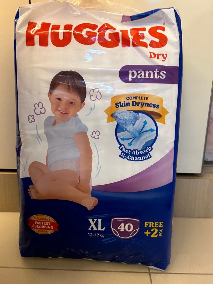 Huggies pants XL, Babies & Kids, Bathing & Changing, Diapers & Baby ...