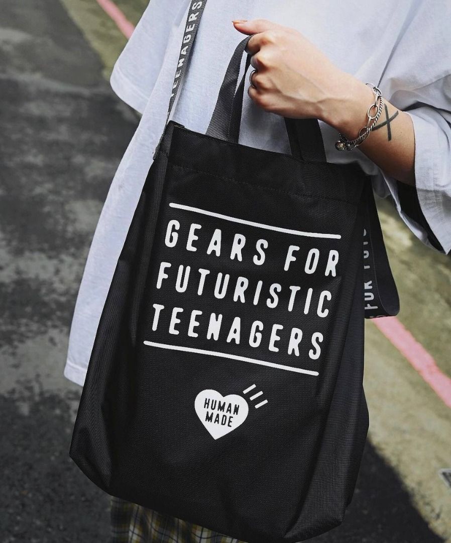[Instock] Human Made Tote Bag, Men's Fashion, Bags, Sling Bags on Carousell
