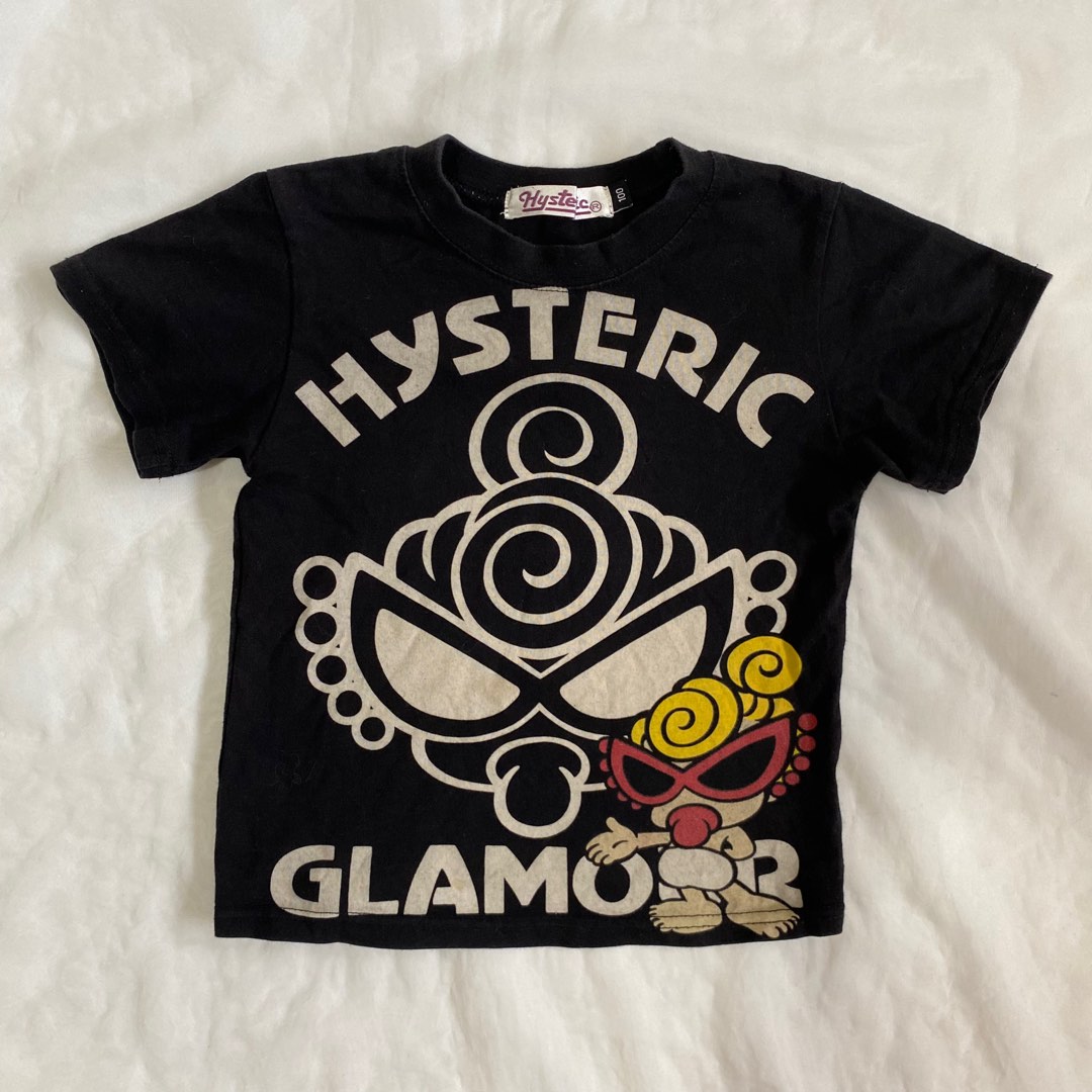 hysteric glamour black baby tee croptop y2k coquette dainty, Women's Fashion, Tops, Shirts on ...