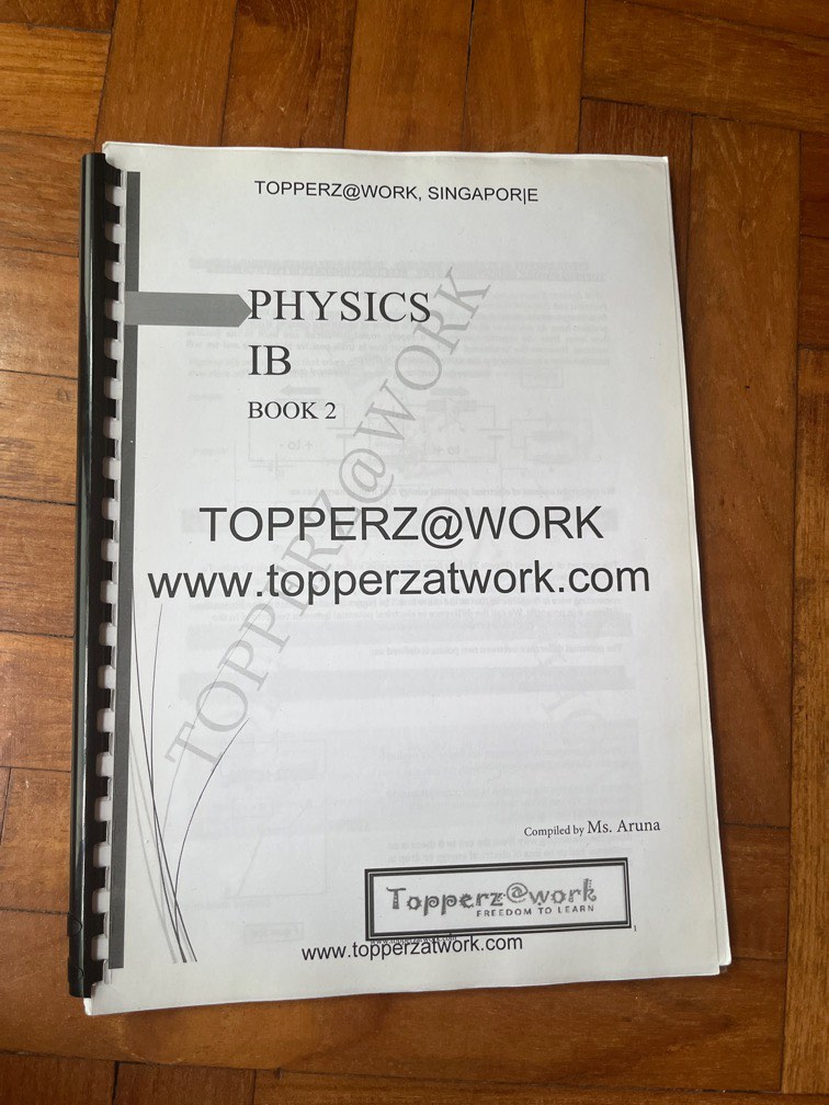 IB Physics Notes and questions FULL booklet, Hobbies & Toys, Books ...
