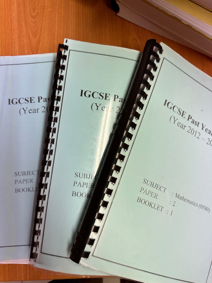 IGCSE PAST YEAR PAPER MATHEMATICS, Hobbies & Toys, Books & Magazines ...