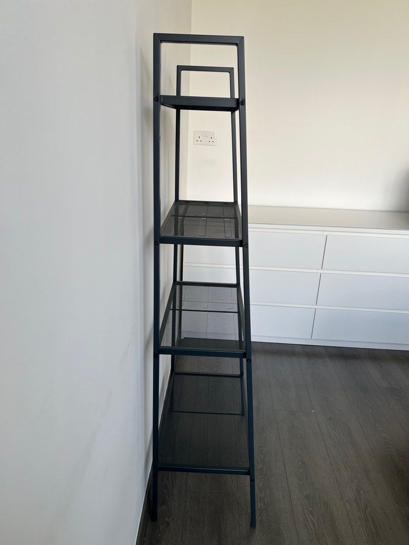 IKEA LERBERG Shelf Unit (Dark Grey), Furniture & Home Living, Furniture ...