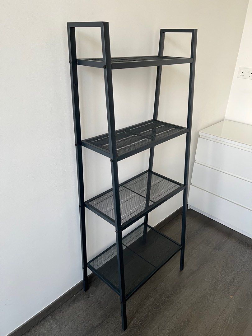 IKEA LERBERG Shelf Unit (Dark Grey), Furniture & Home Living, Furniture ...
