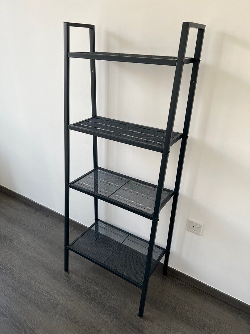 IKEA LERBERG Shelf Unit (Dark Grey), Furniture & Home Living, Furniture ...