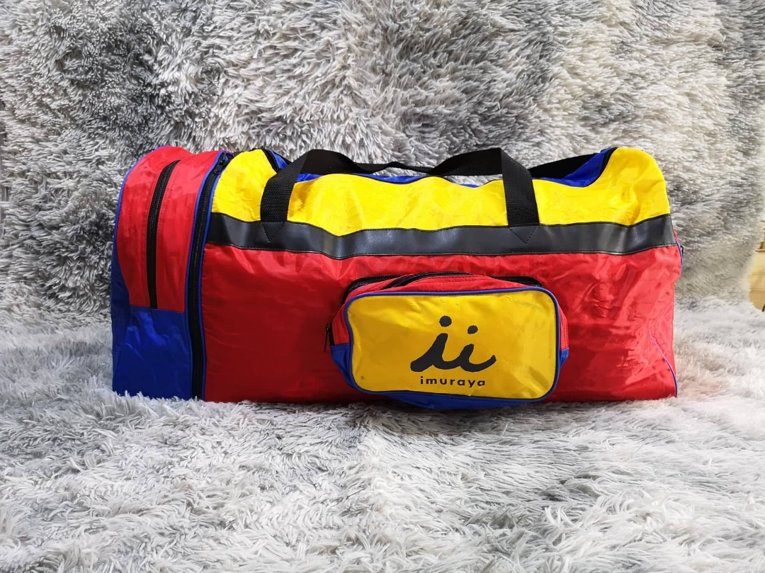 Imuraya Tri Color Duffle Bag, Women's Fashion, Bags & Wallets, Beach ...