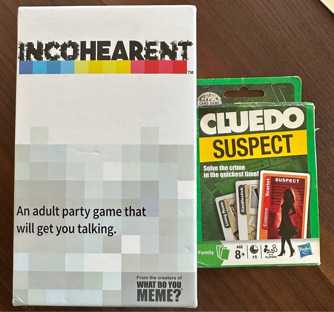 Incohearent Party Game, Hobbies & Toys, Toys & Games on Carousell