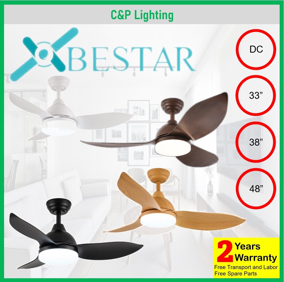 [Installation Promo] Bestar Raptor DC Ceiling Fan 33" / 38" / 48" with ...