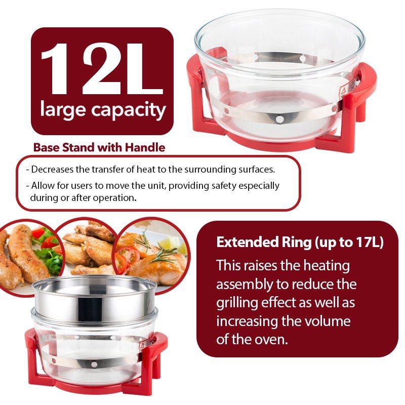 IONA Electric Halogen Grill Oven 12L, TV & Home Appliances, Kitchen ...