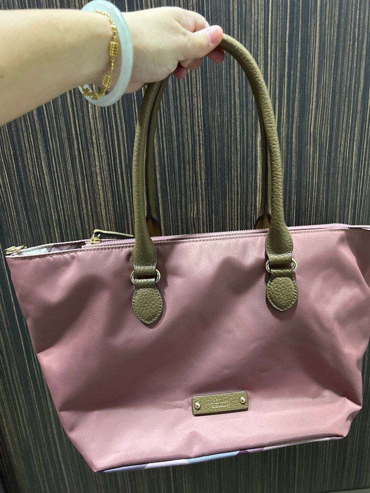 Japan blue label pink two way bag, Women's Fashion, Bags & Wallets ...
