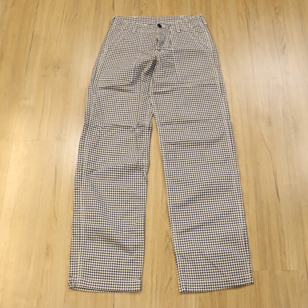 Japanese BEAMS Houndstooth Grid Fly Button Bush Pant, Men's Fashion ...