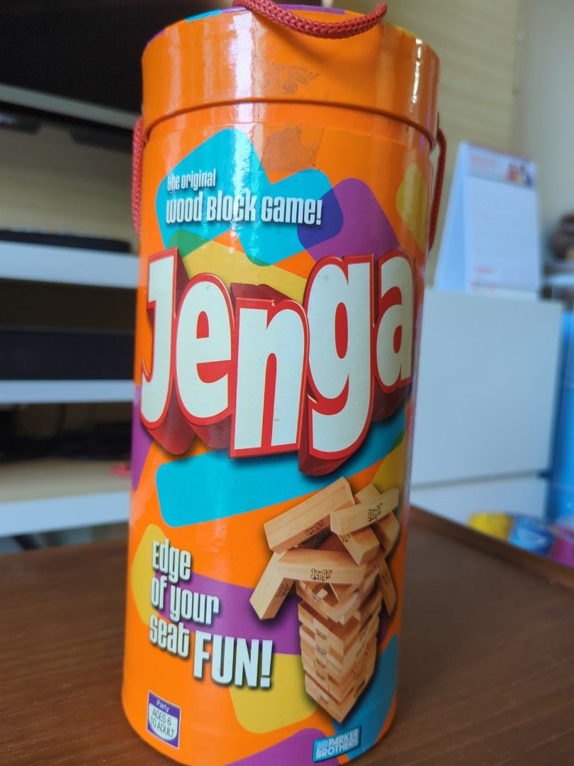 Jenga wood block game, Hobbies & Toys, Toys & Games on Carousell