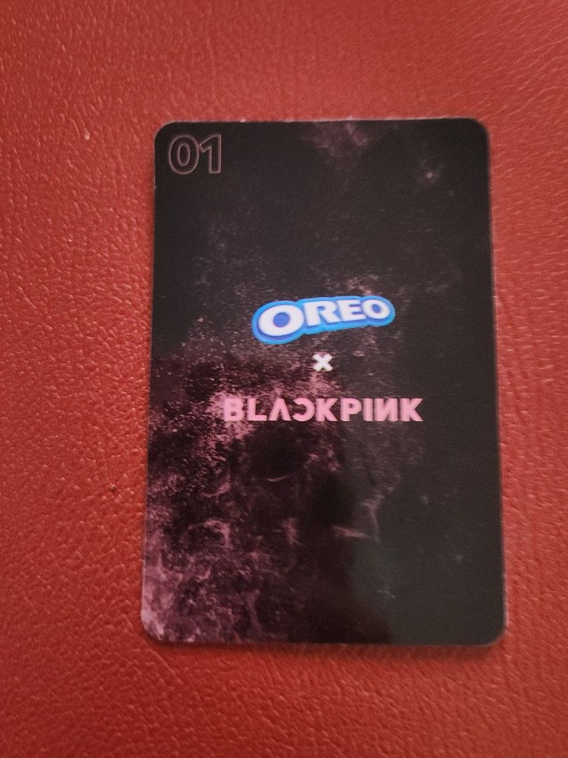 Jisoo's Oreo Card, Hobbies & Toys, Memorabilia & Collectibles, Fan Merchandise on Carousell